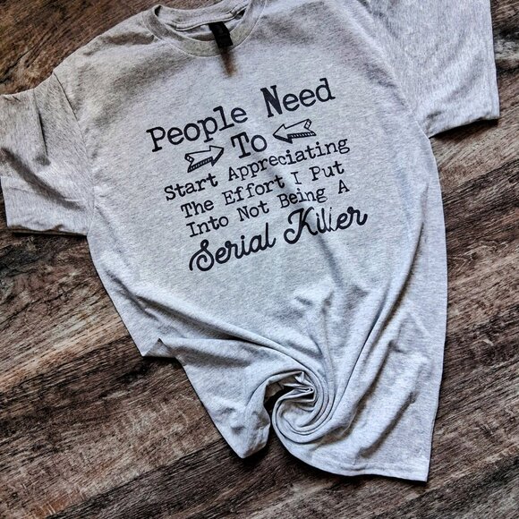 Tops | Serial Killer Shirt | Poshmark